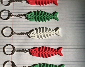 3d Printed Fish Keychain - Etsy