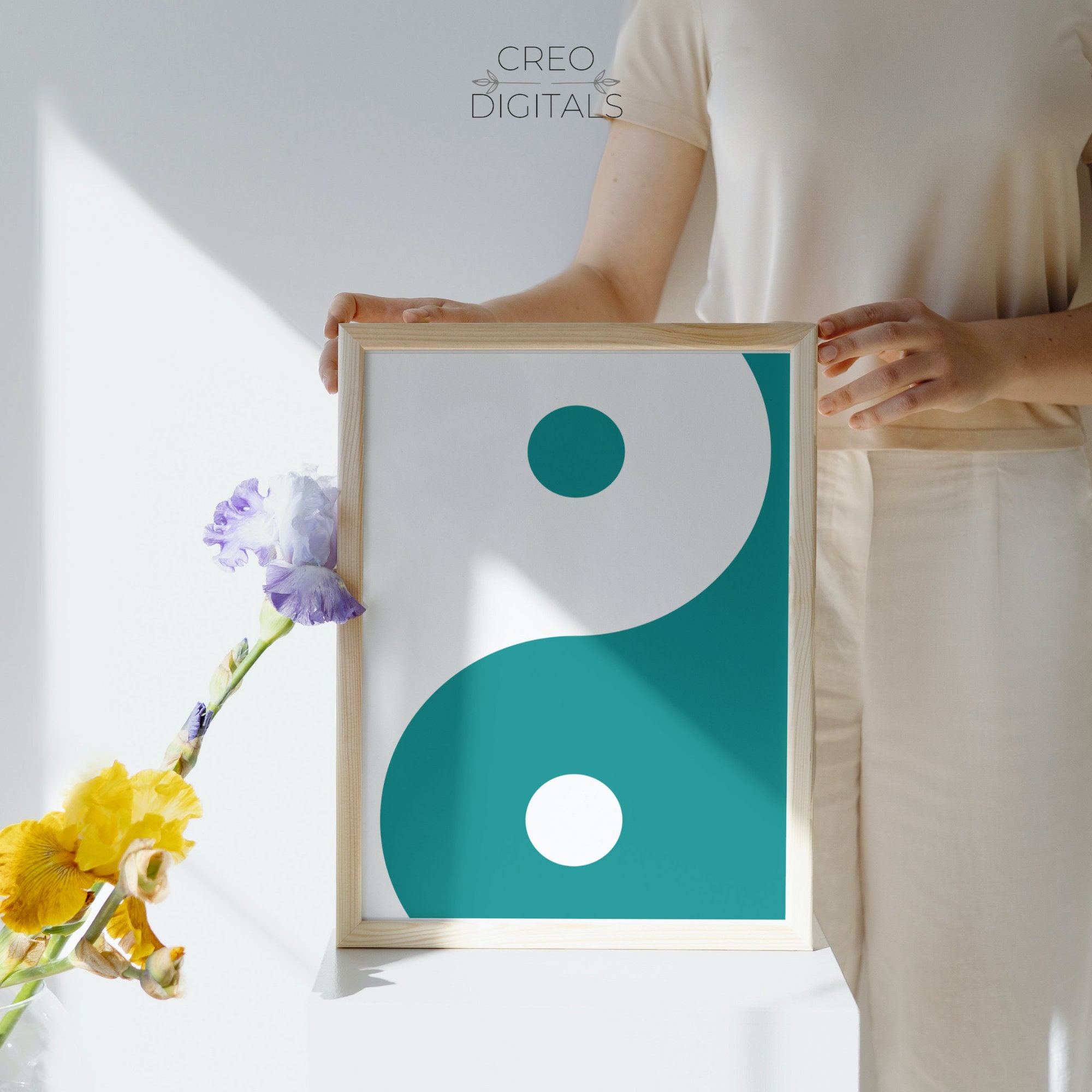 Yin Yan Ying Yan Wall Art Ying Yang Wall Art Marrs Green - Etsy