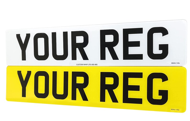 Printed Number Plates: UK Road Legal, MOT Compliant (pair) - Etsy UK