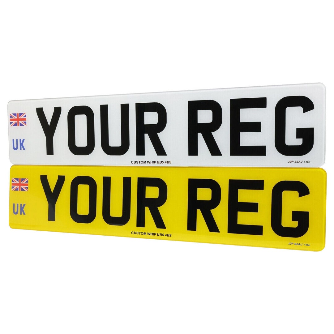 UK Road Legal Car Registration Number Plates: MOT Compliant - Etsy UK