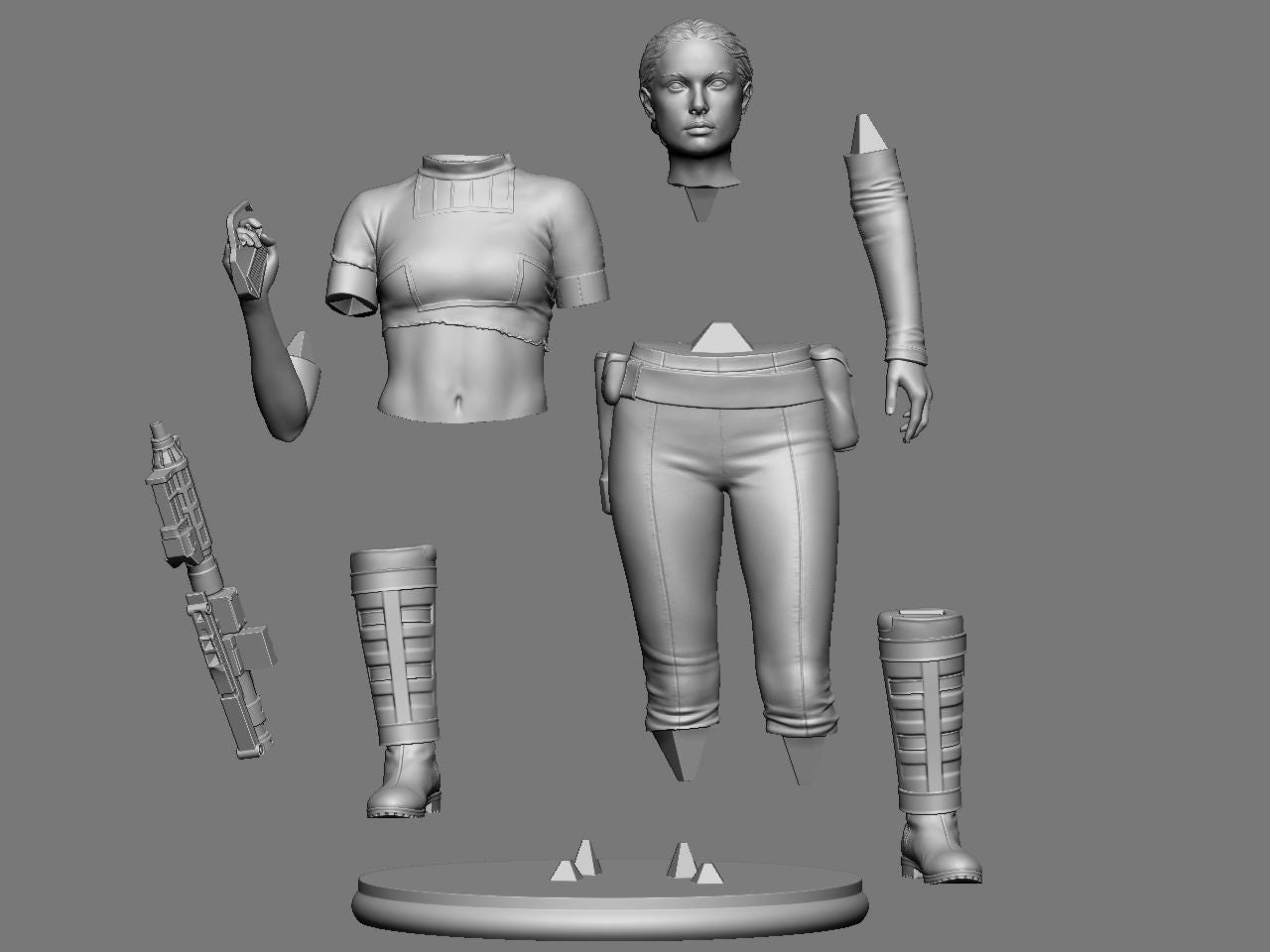 Padme Amidala Figurine STL File: Star Wars Fan Art (digital Download ...