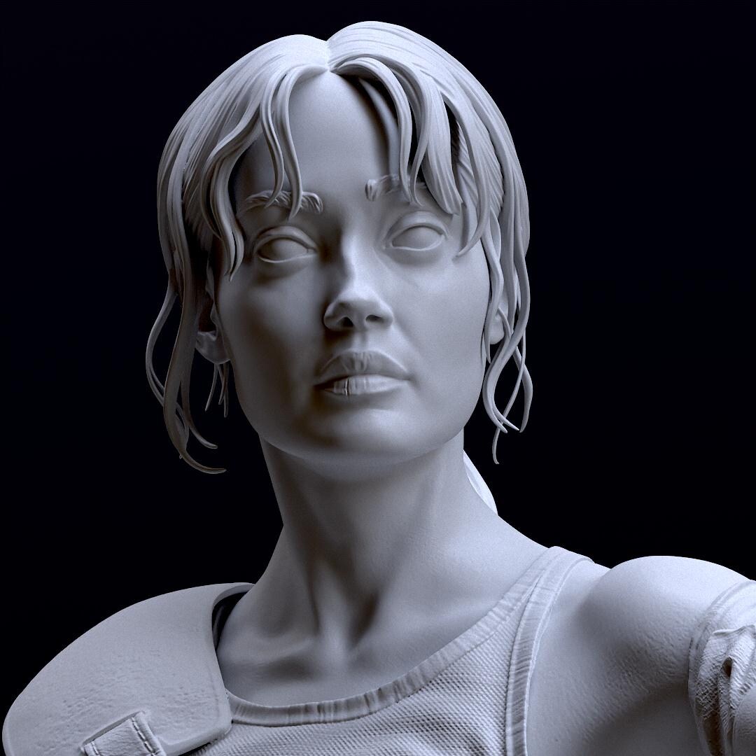 Lucy From Fallout Figurine STL File: 3D Printing Fan Art (digital ...