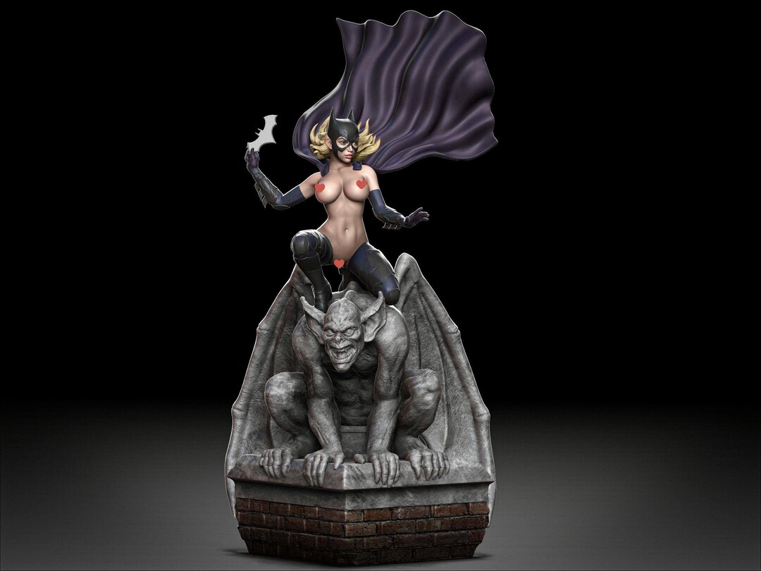 Batgirl Demon Statue STL File, 3D Printing Miniature (digital File ...