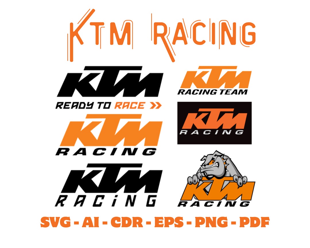Ktm Racing Digital Logo Vector Svg Png Eps Ai Cdr Pdf - Etsy