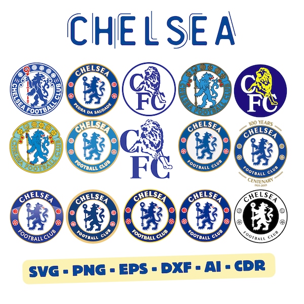 Chelsea Logo Svg - Etsy