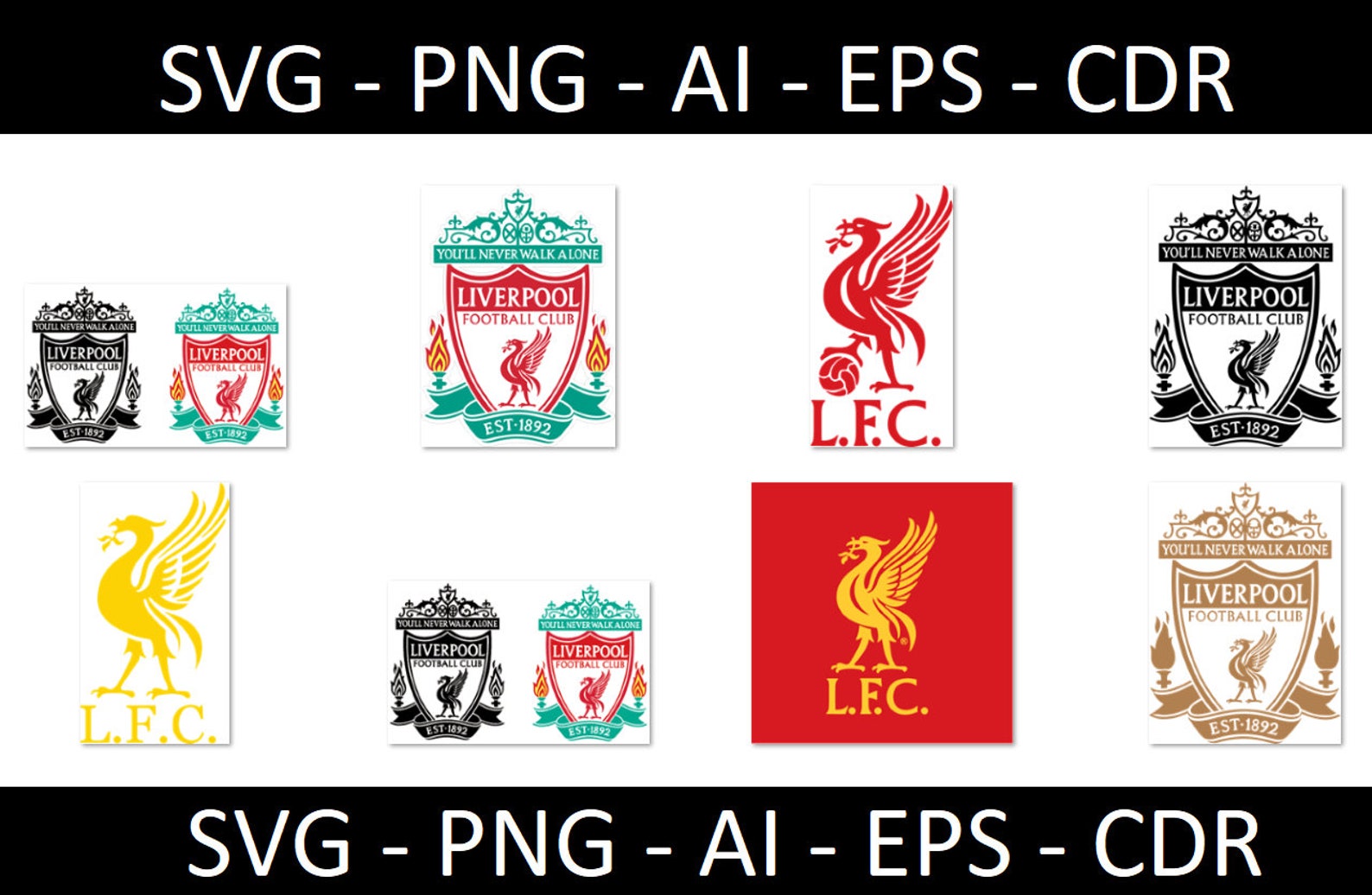 Liverpool SVG Png AI EPS Cdr Files T-shirt Design - Etsy Ireland