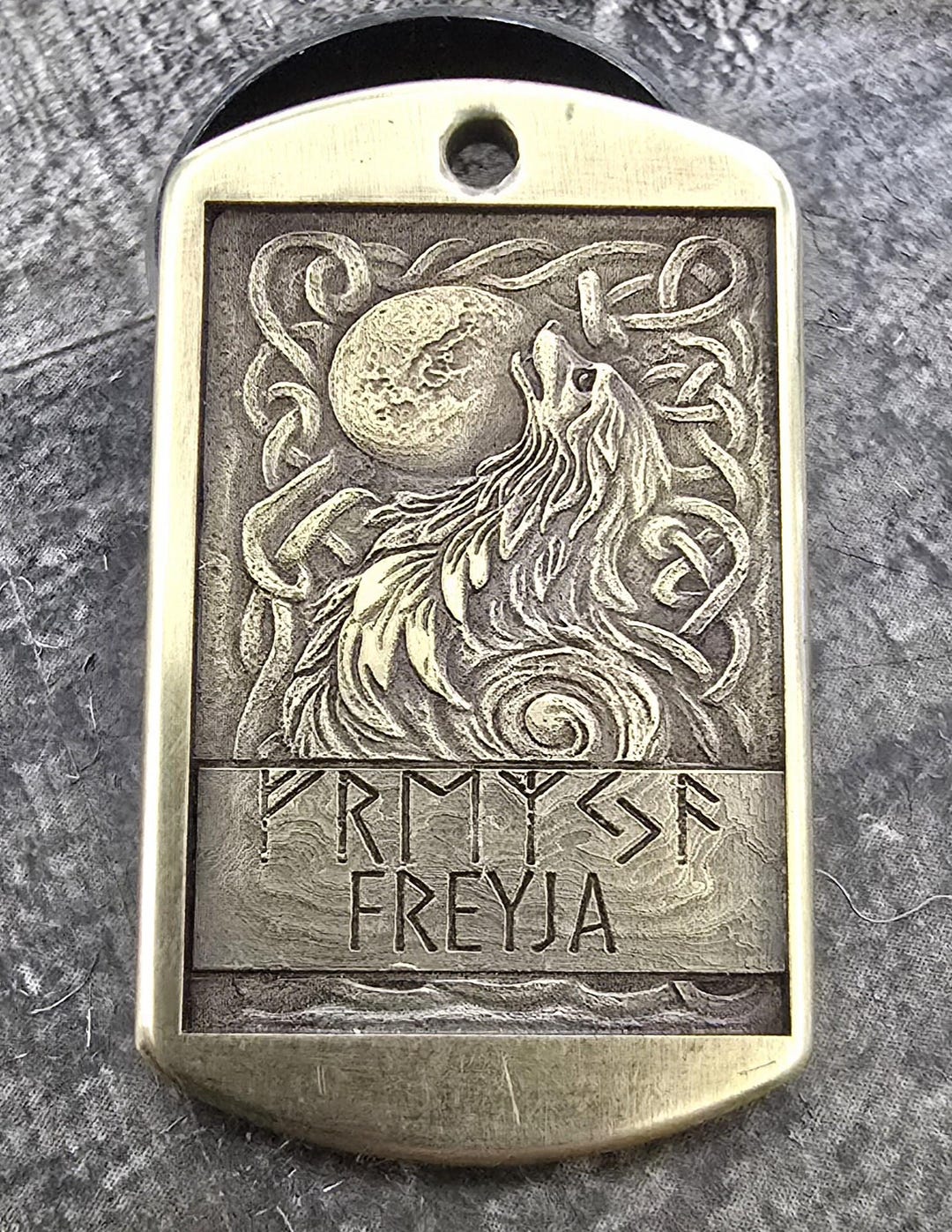 Viking Dog Tag.. for Dogs Runes Norse Dog Tag Dog Collar Tag Pet Name ...