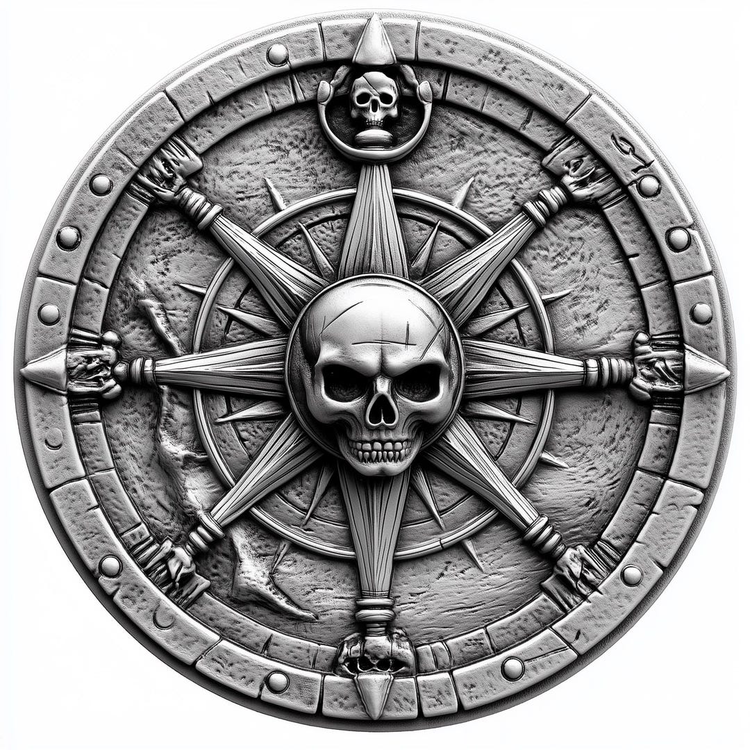 Pirate Compass PNG Bundle: 3D Embossing & Laser Engraving Files - Etsy