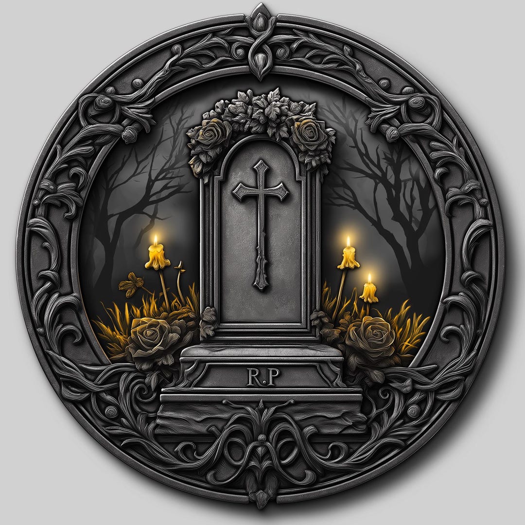 EN PACE REQUISCAT Coin 4k Png, 3d Embossing Files, Fiber Laser ...