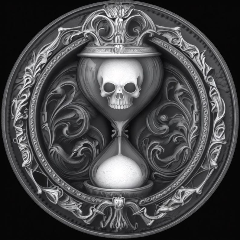 Memento Mori Coin 3D Embossing Files: Fiber Laser Engraving Design - Etsy