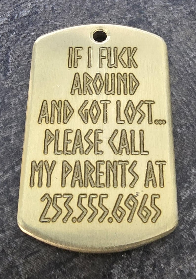 Viking Dog Tag.. for Dogs Runes Norse Dog Tag Dog Collar Tag Pet Name ...