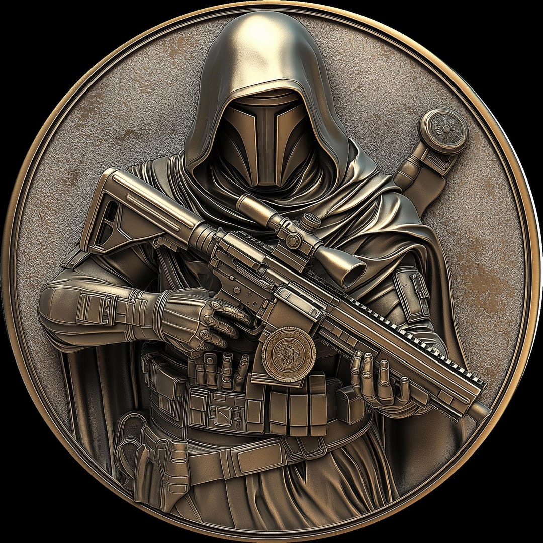 The Merc Life Coin 3d Embossing Files, Fiber Laser Engraving Designs ...