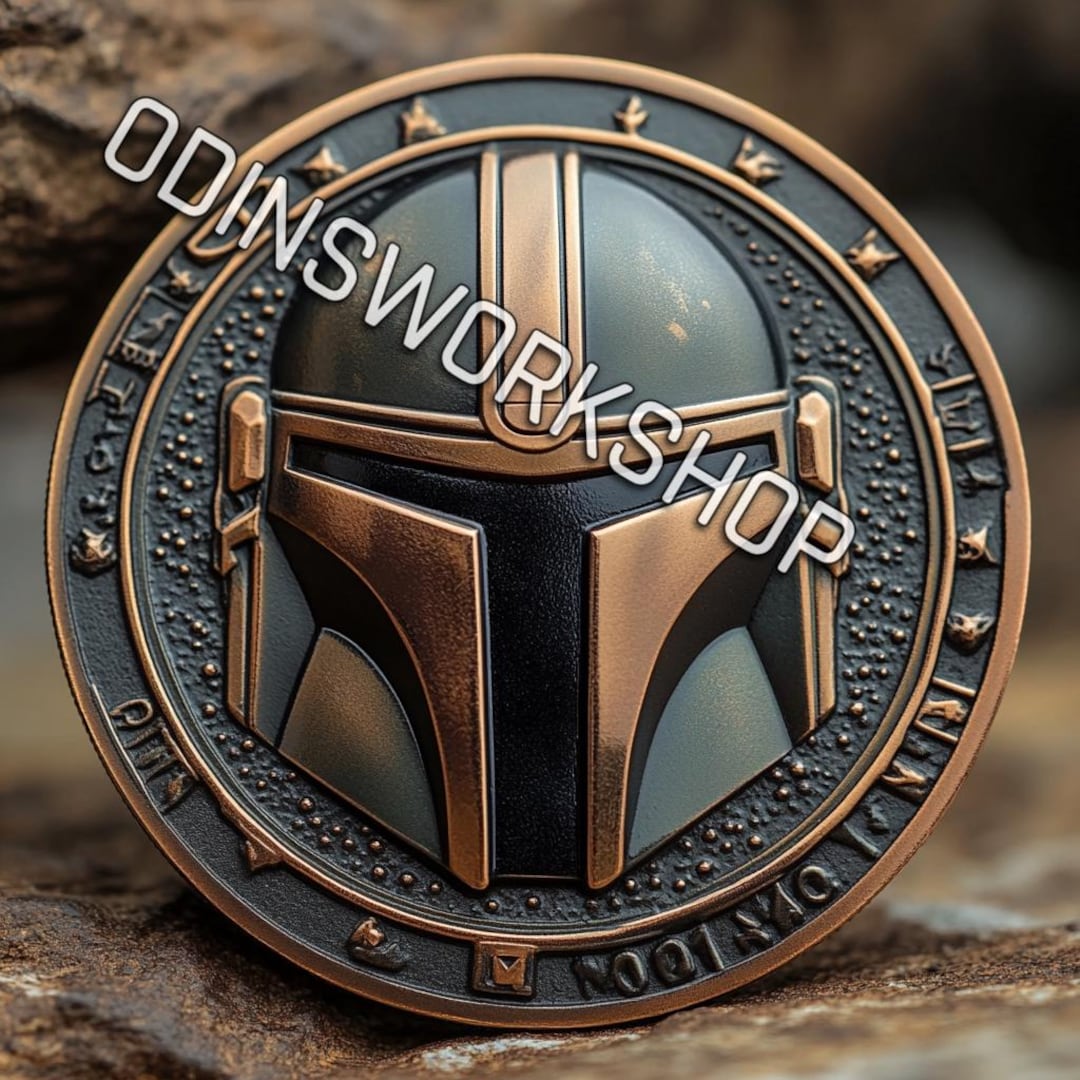 Merc Life Coin 3D Embossing Files: Fiber Laser Engraving Designs ...