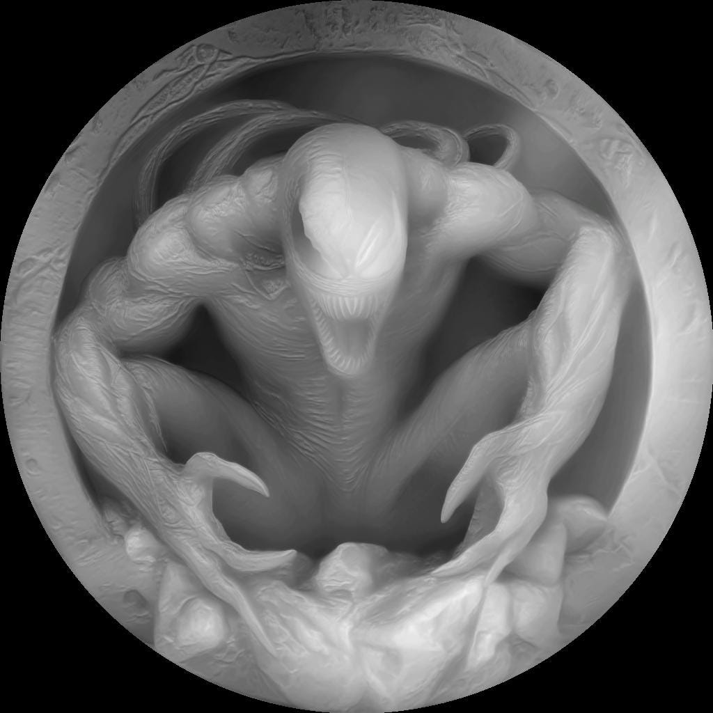 The Merc Life Venom 4K PNG 3d Embossing Files, Fiber Laser Engraving ...