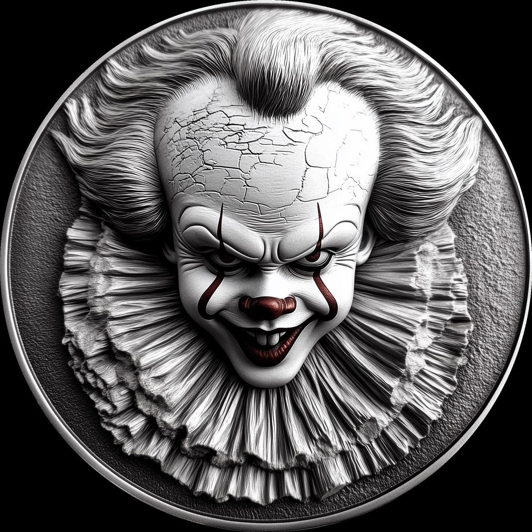 The Merc Life Pennywise 4K STLPNG 3d Embossing Files, Fiber Laser ...
