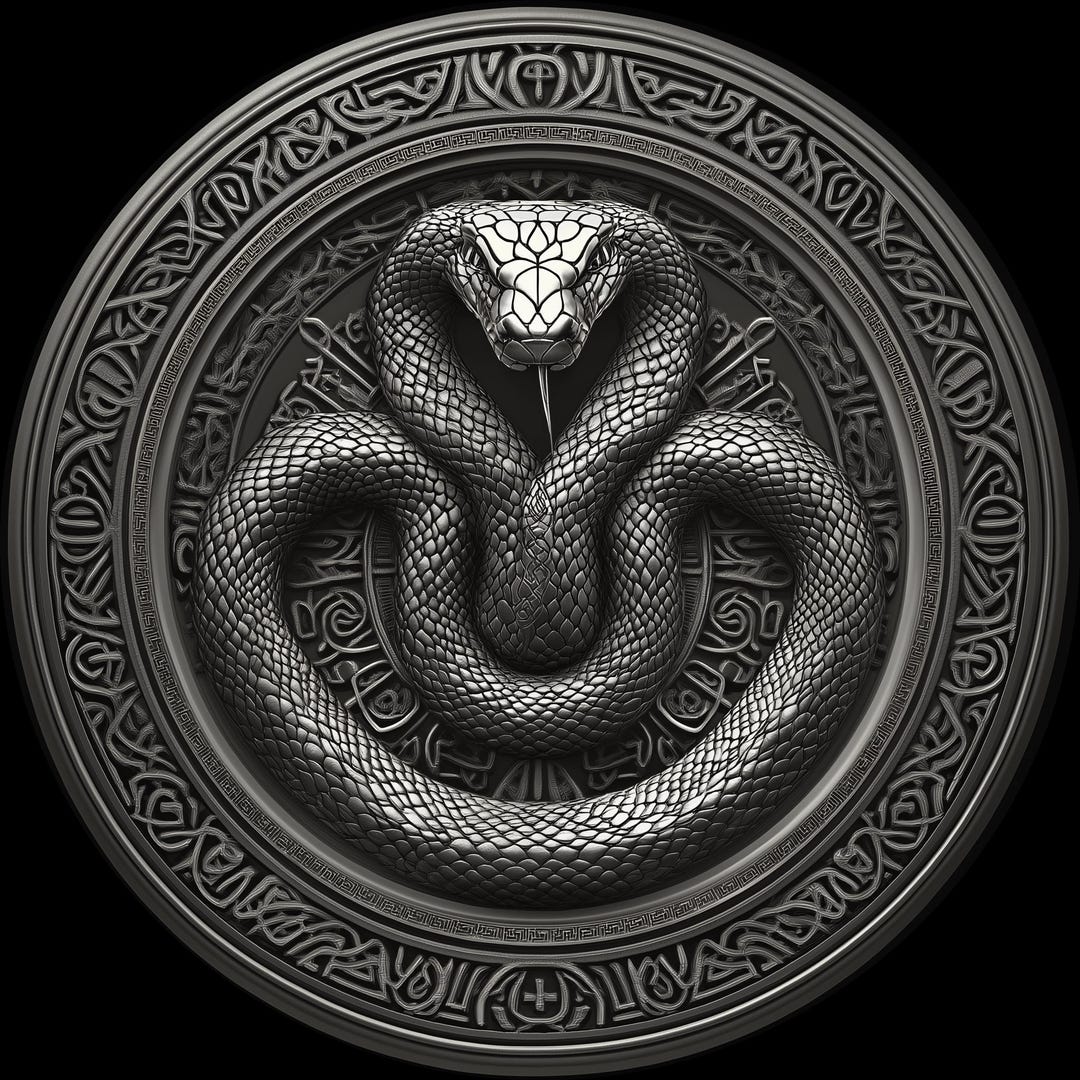 Cobra Viper 4K Embossing Design: Coin/pendant Laser Cut File - Etsy
