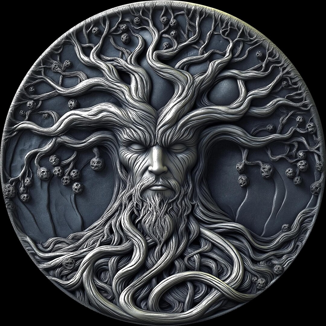 U- Grandfather Elm, World Tree. 4k 3d Embossing Files, Fiber Laser ...