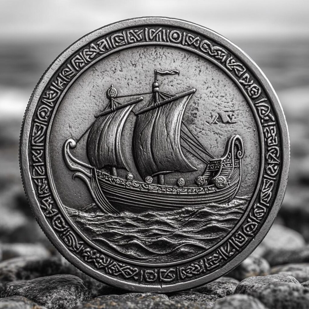 Viking SHIP 3d Embossing Files, Fiber Laser Engraving Designs , Coin ...