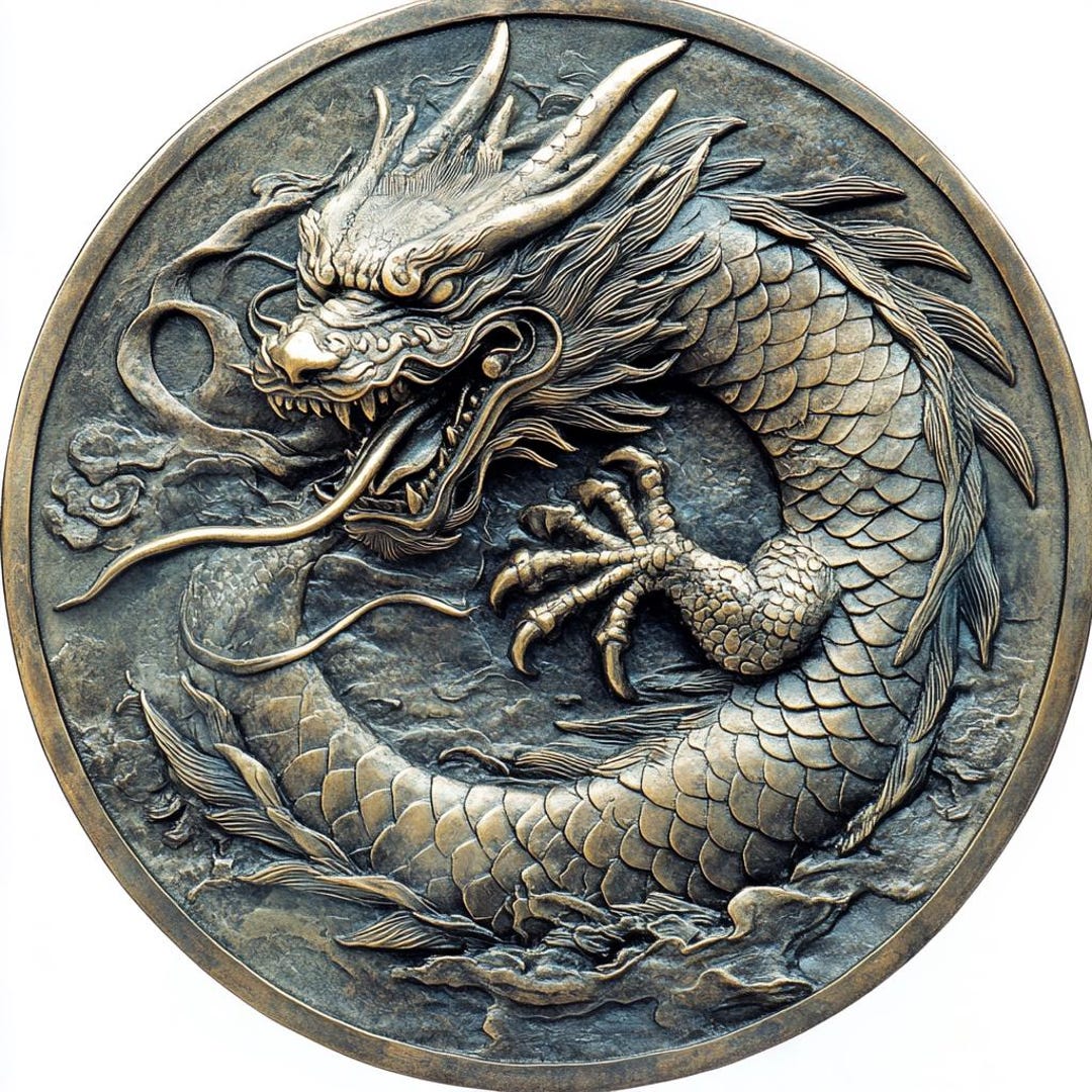 Japanese Dragon Shenron 3D Embossing Design: Fiber Laser Engraving File ...