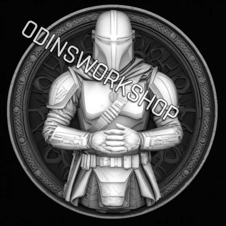 Merc Life Coin 3D Embossing Files: Fiber Laser Engraving Designs ...