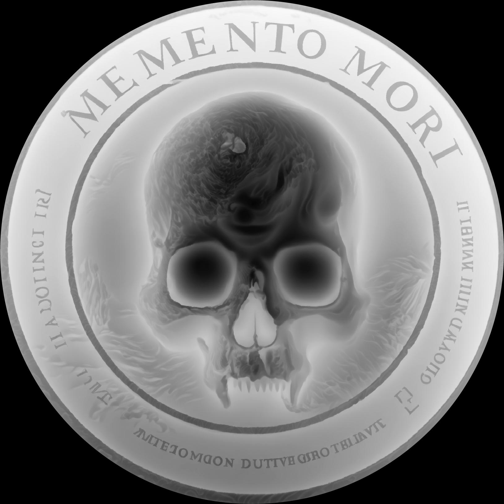 Memento Mori Coin 3D Embossing Files: Fiber Laser Engraving Designs ...