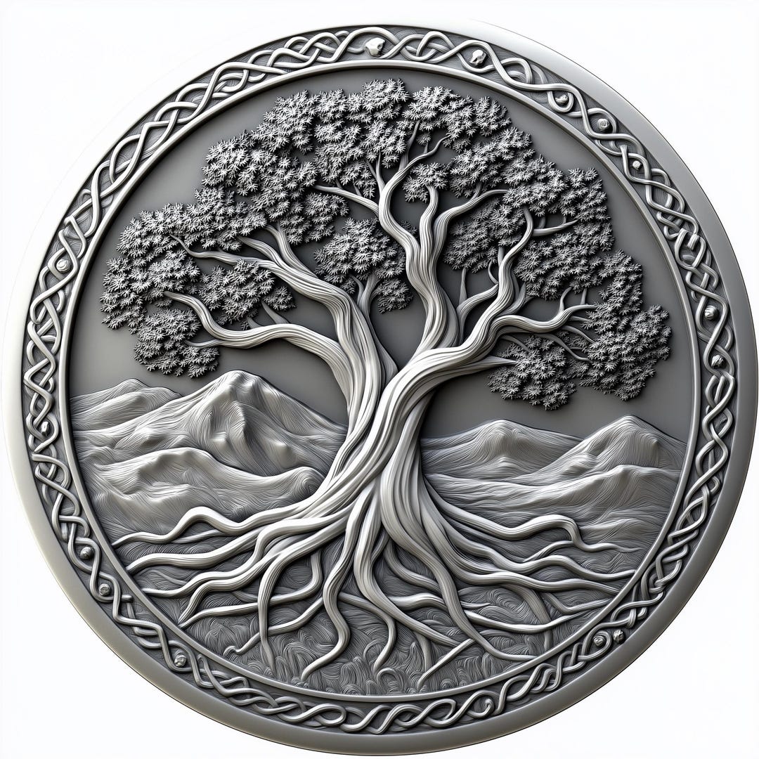 Tree of Life. World Tree. 3d Embossing Files, Fiber Laser Engraving ...