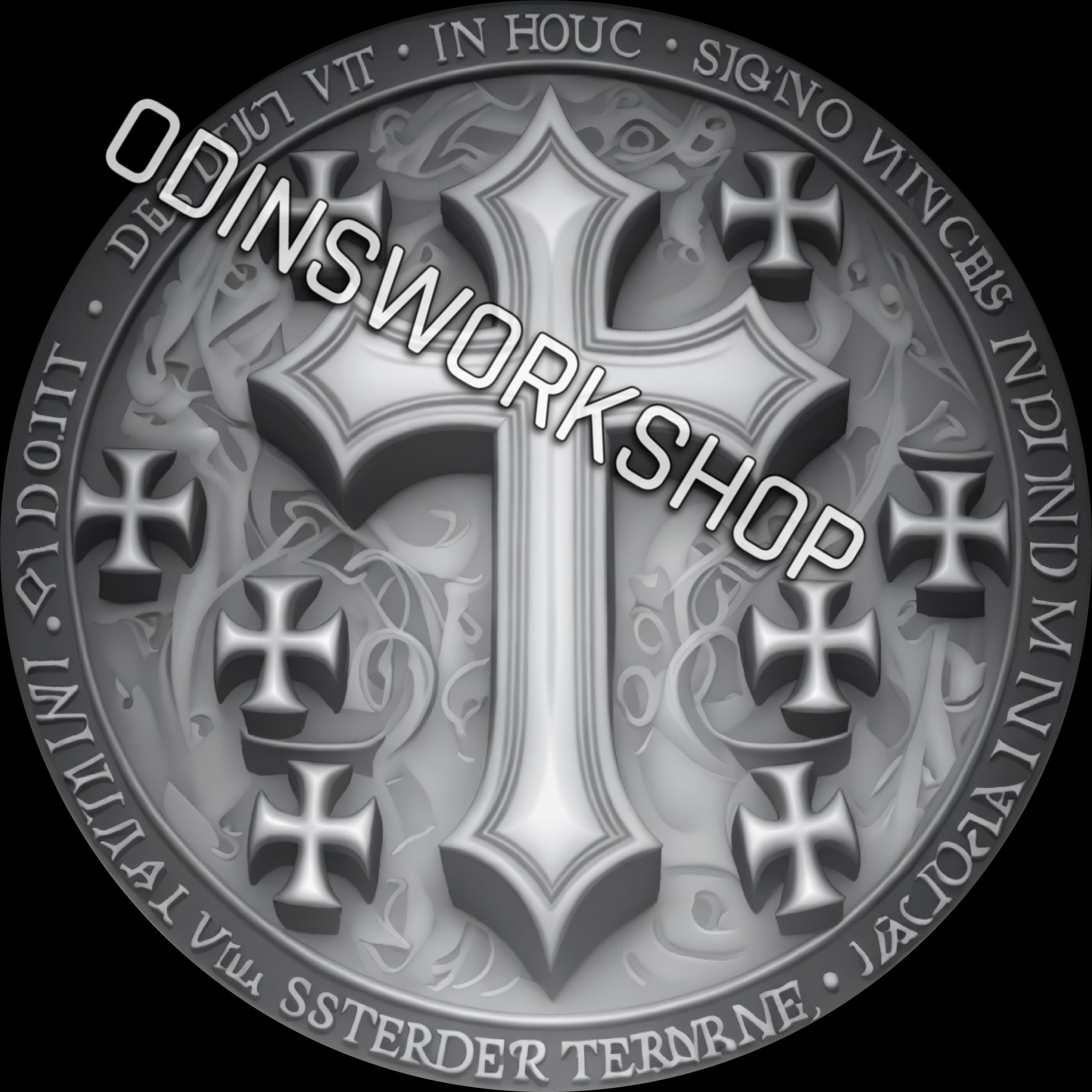 Coptic Knight Cross Coin: 3D Embossing Design (digital Download) - Etsy