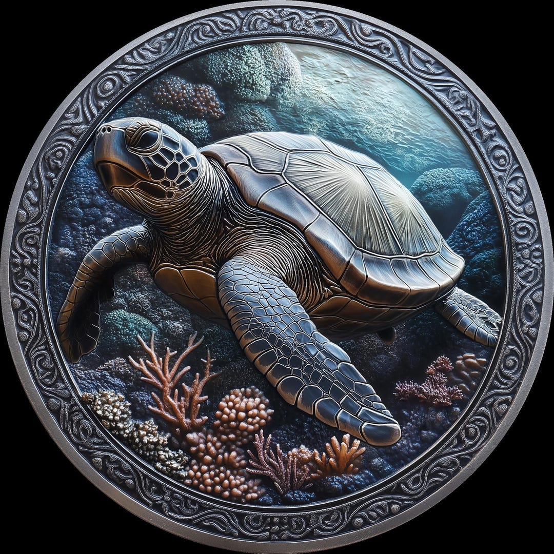 U- the Sea Turtle-honu 4K PNG + STL 3d Embossing Files, Fiber Laser ...