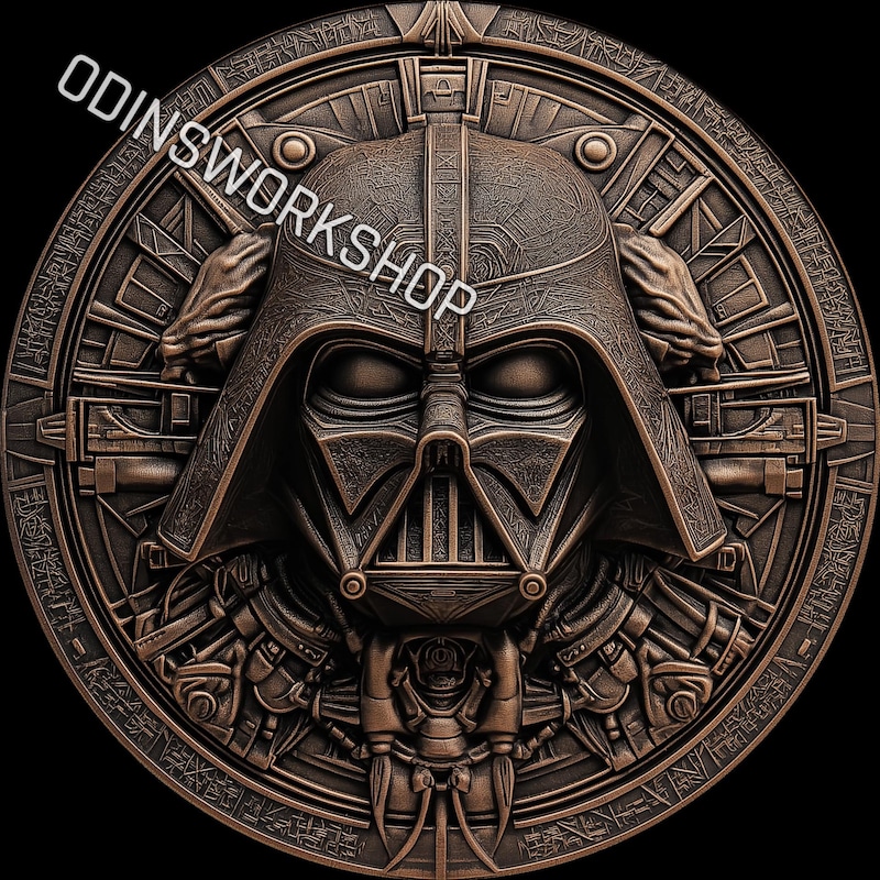 Starwars Coin Depth Map - Etsy