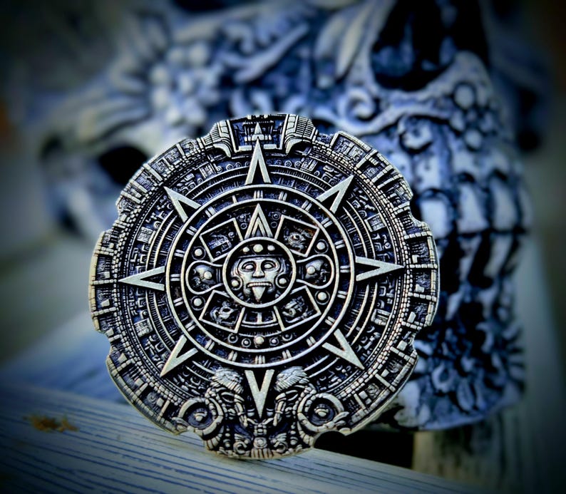 Mayan Calendar Bundle 3D Embossing Design: Fiber Laser Engraving Files ...