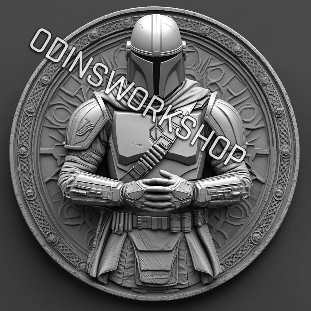 Merc Life Coin 3D Embossing Files: Fiber Laser Engraving Designs ...