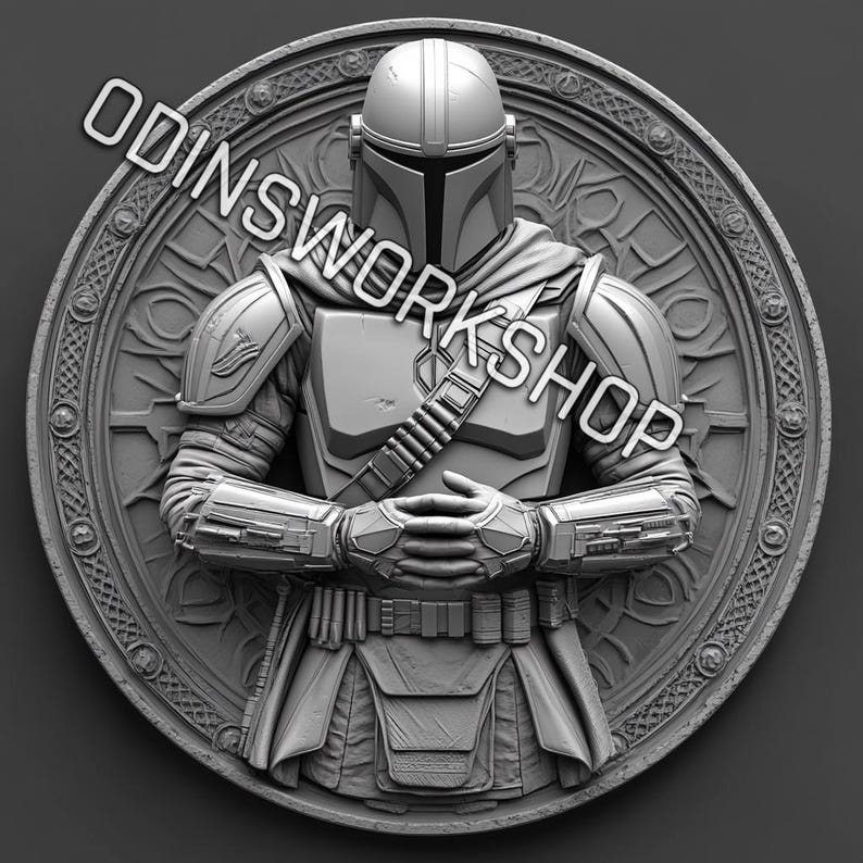 Merc Life Coin 3D Embossing Files: Fiber Laser Engraving Designs ...