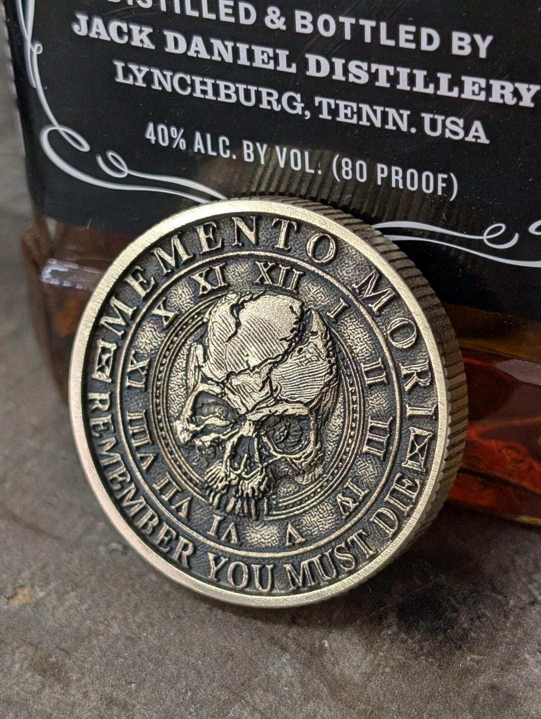 The Fat Boy. Memento Mori/ Spartan Coin. 40mmx6mm EDC Worry Token ...