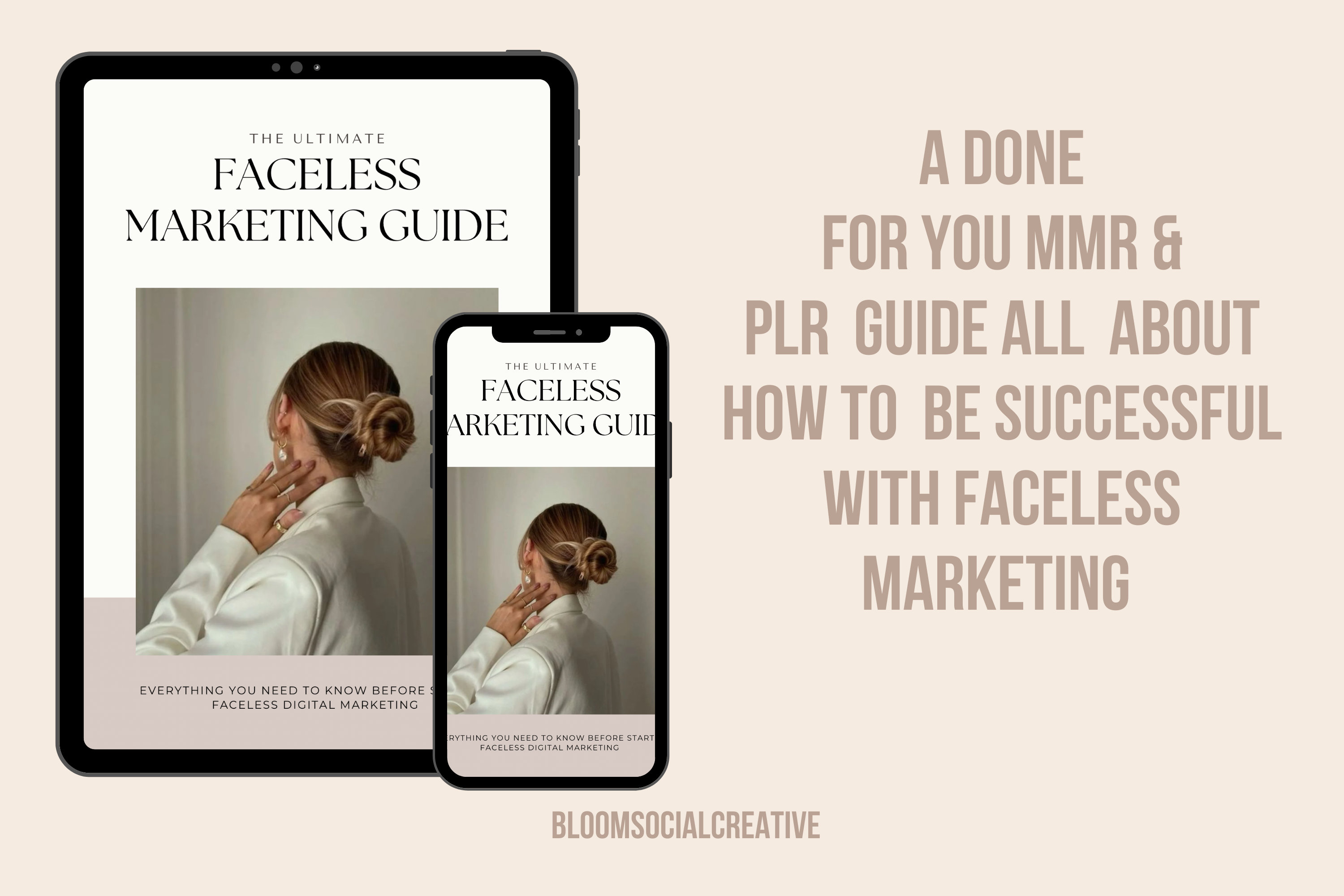 Faceless Digital Marketing Guide With Master Resell Rights Digital ...