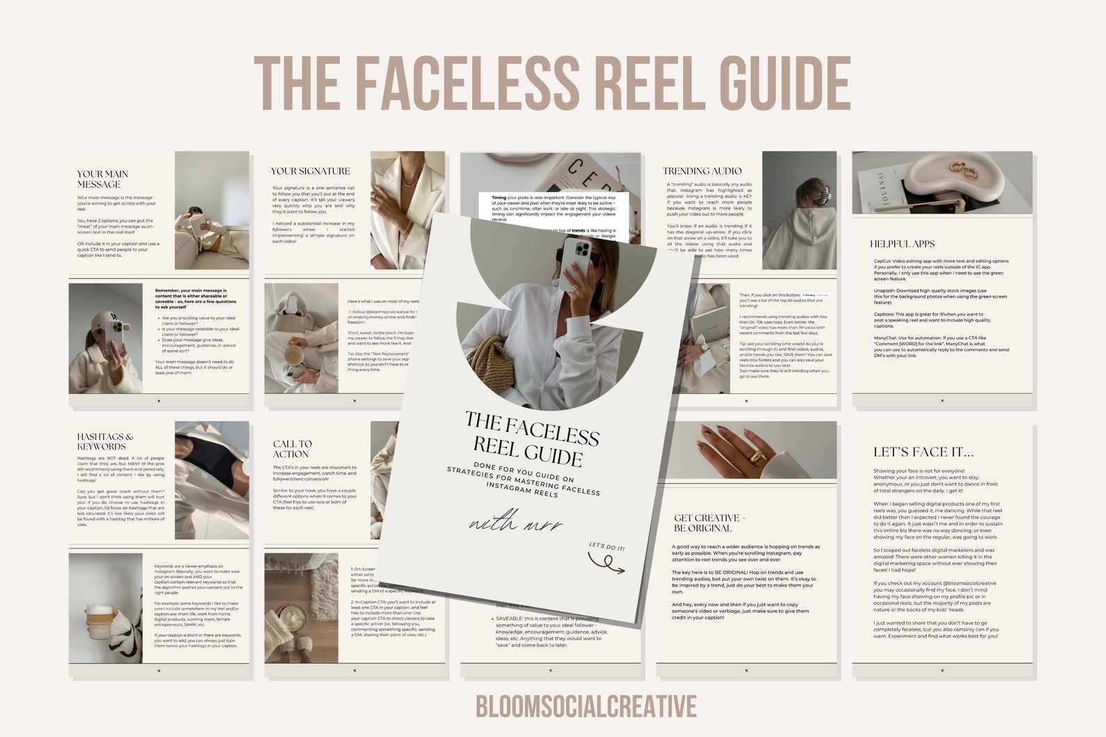 Faceless Instagram Reel Guide With Master Resell Rights Digital ...