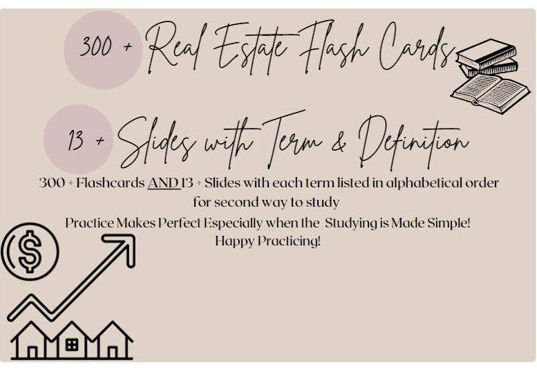 300+ Real Estate Flashcard Packs 1 THROUGH 5 (edited 2 Ways) - Real ...