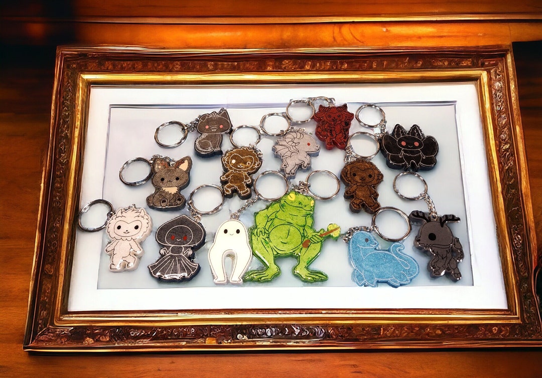 Cute Cryptid Keychain - Etsy