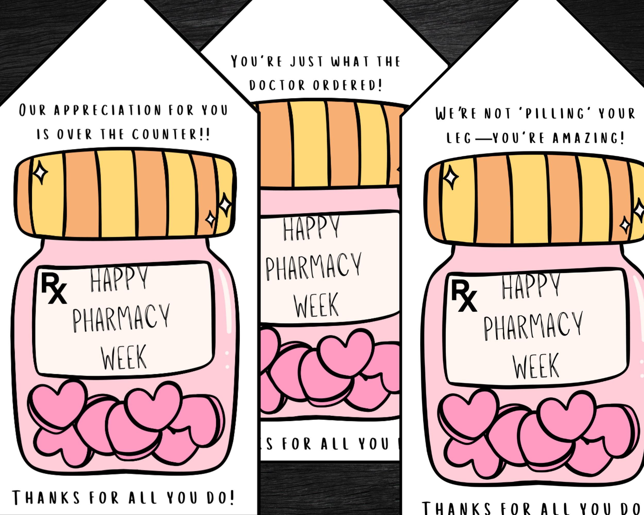 Pharmacy Week Gift Tag, Pharmacist Day, Pharmacy Technician, Pharmacy ...