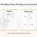 Childhood Printable Interview, All About Me Interview, Kids Keepsake ...