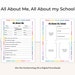 Childhood Printable Interview, All About Me Interview, Kids Keepsake ...