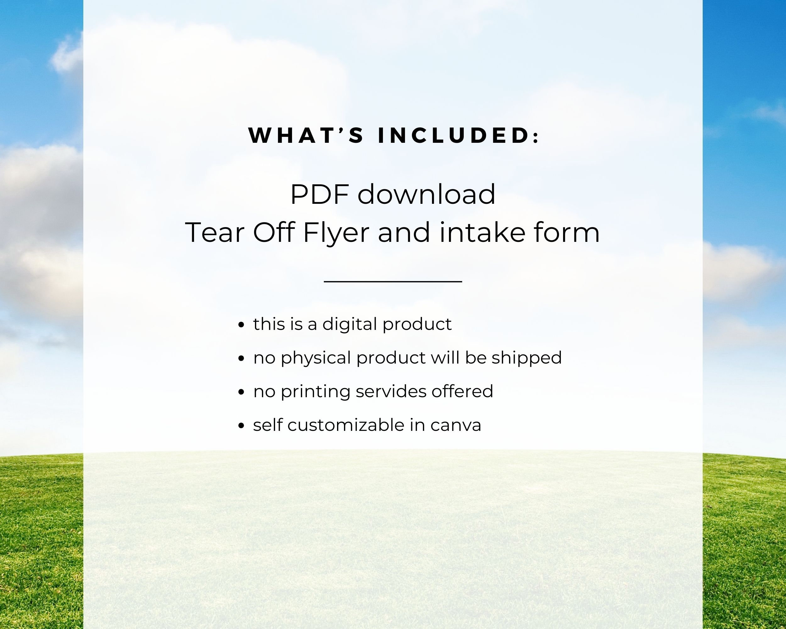 Lawn Care Tear off Flyer Bundle, Customizable Design in Canva, Lawn ...