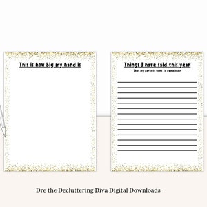 Childhood Printable Interview, All About Me Interview, Kids Keepsake ...