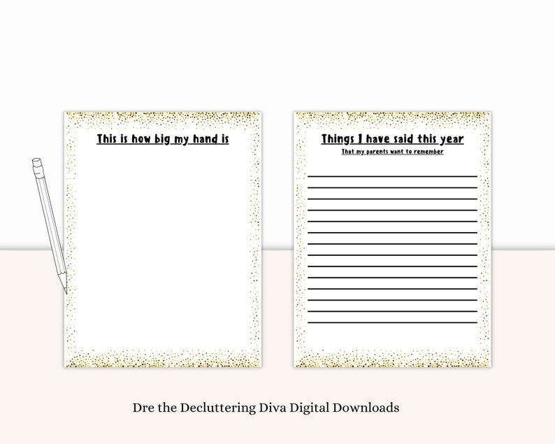 Childhood Printable Interview, All About Me Interview, Kids Keepsake ...