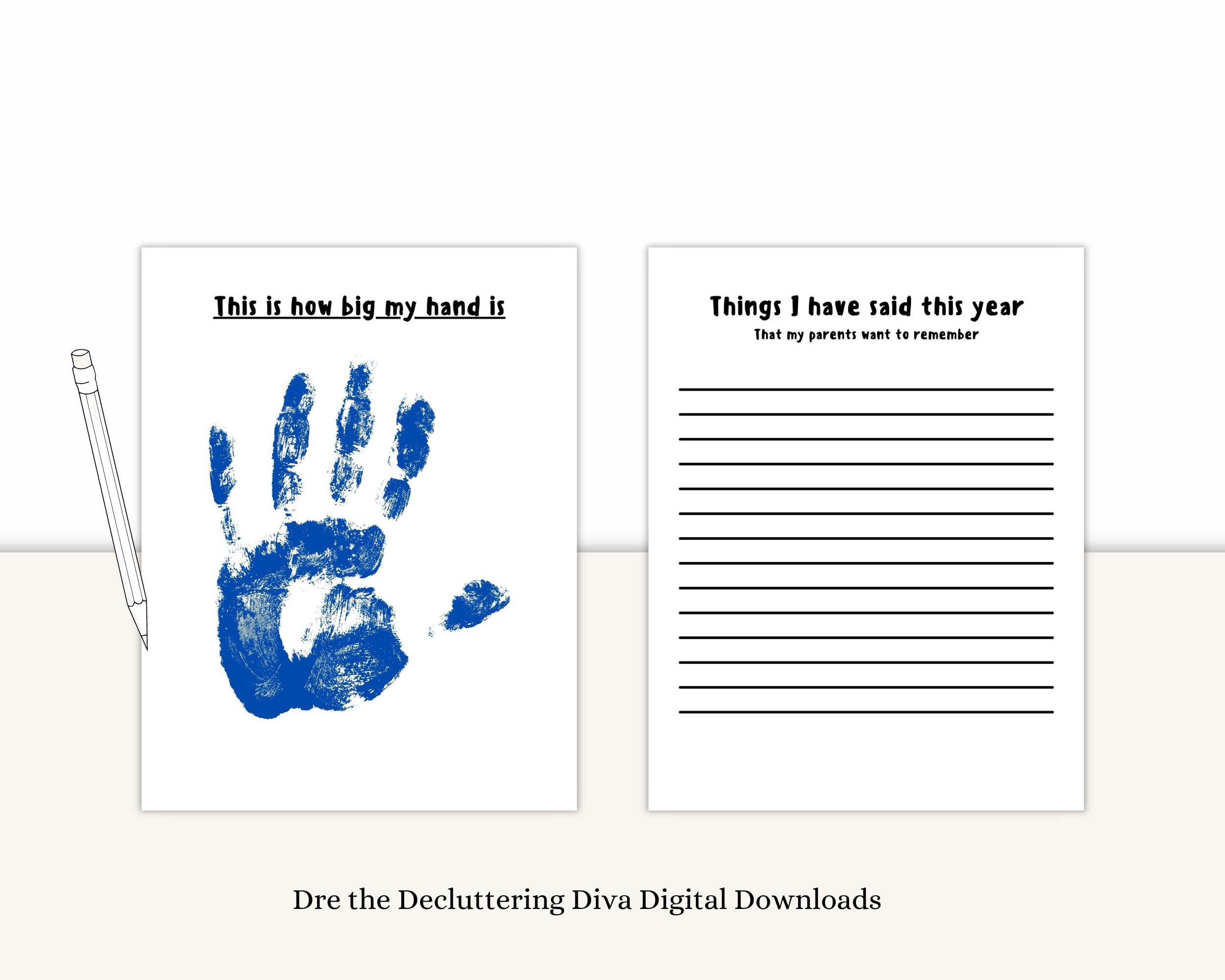 Childhood Printable Interview, All About Me Interview, Kids Keepsake ...