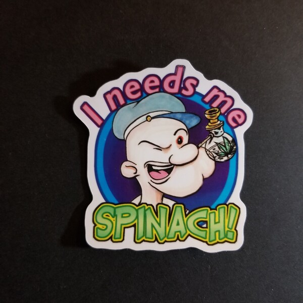 Popeye Vinyl Decal - Etsy