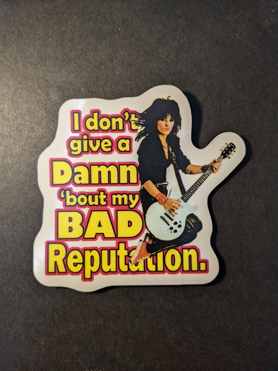 Joan Jett I Don't Give A Damn About My Bad Reputation - Etsy