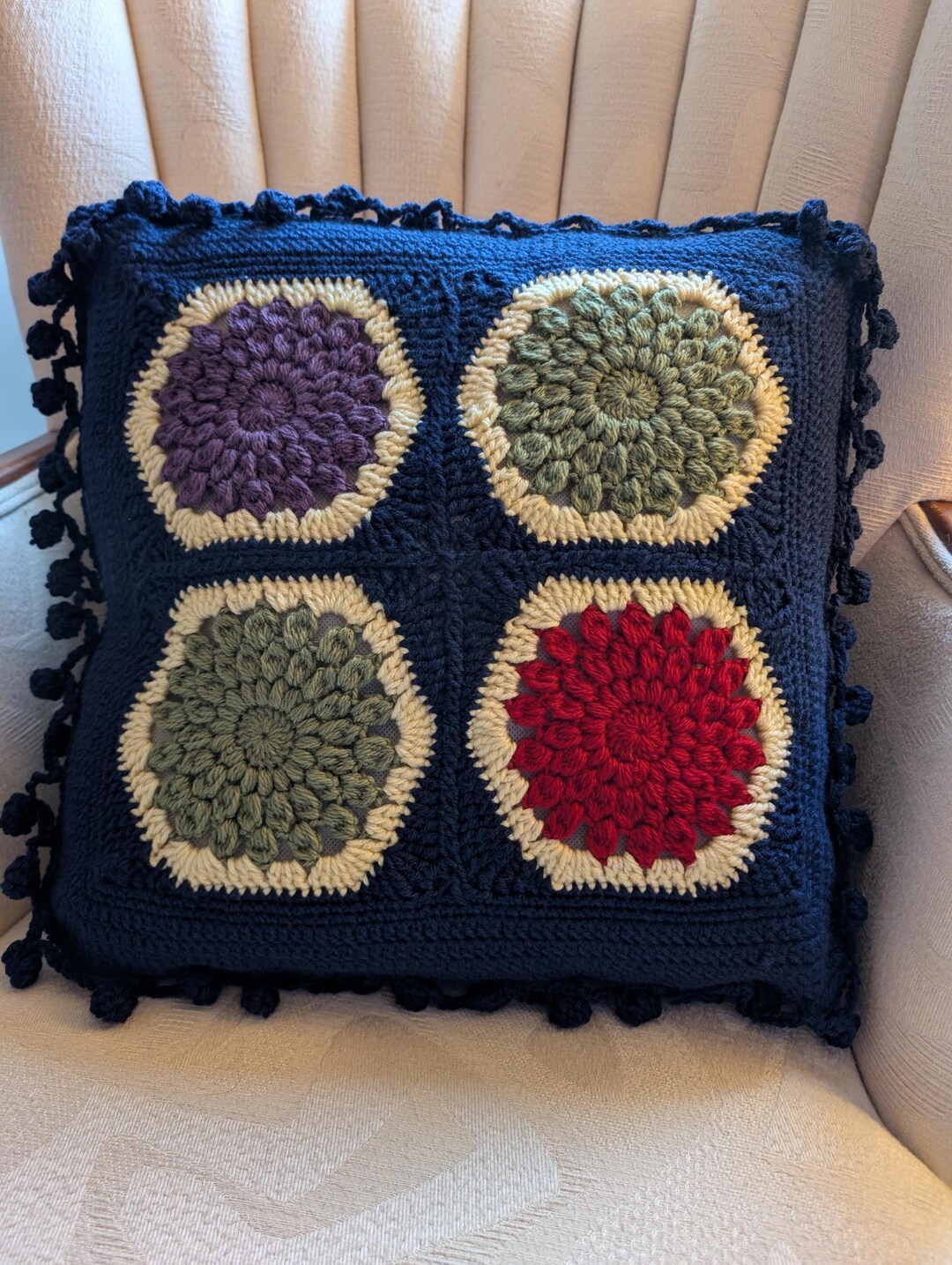 Hexagon Sunburst Pillow - Pattern Only - Etsy