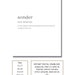Sonder Definition Digital Download Minimalist Poster Word Definition ...
