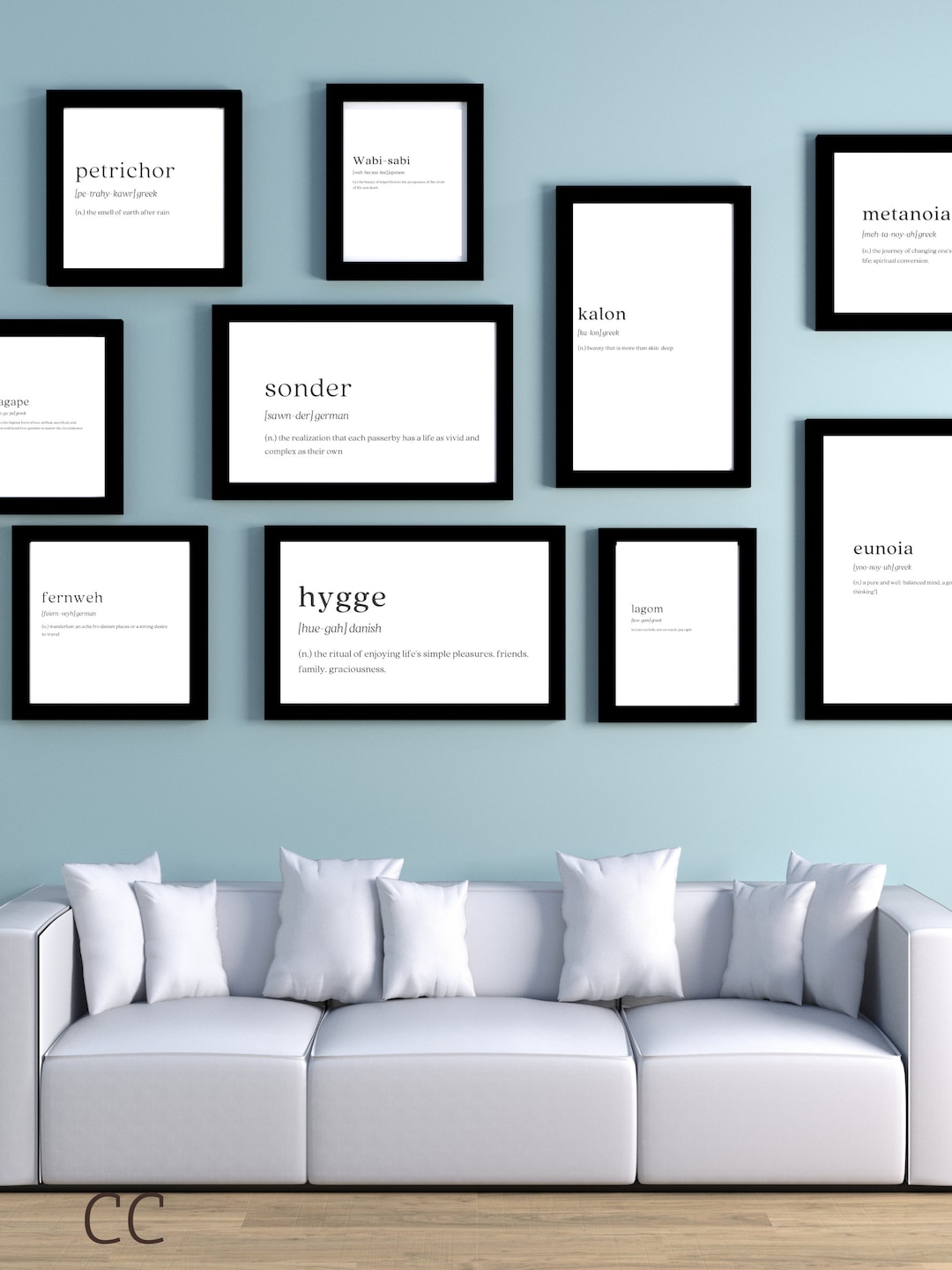 Word Definition Bundle | Digital Download | Minimalist Poster | Word ...