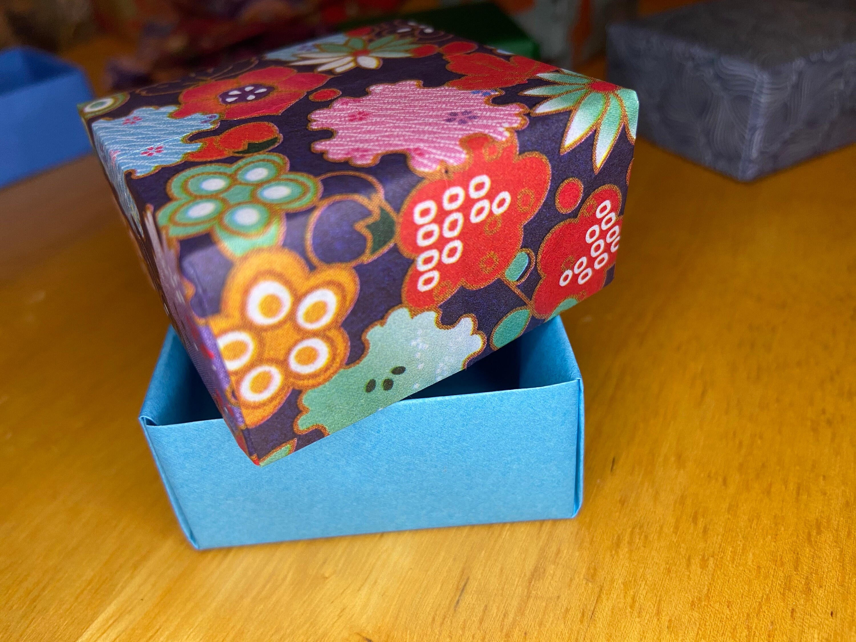 Colorful Origami Box Decorative Paper Gift Box - Etsy